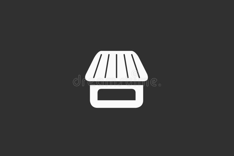 Minimalist Store Logo or Icon Stock Vector - Illustration of simple ...