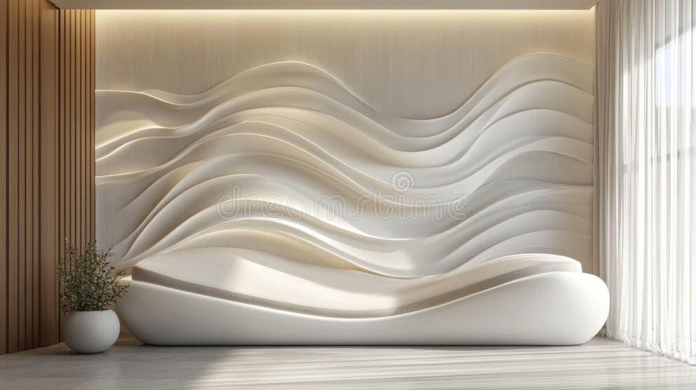 A Minimalist Studio Backdrop in White and Gray, with Subtle Gradient ...