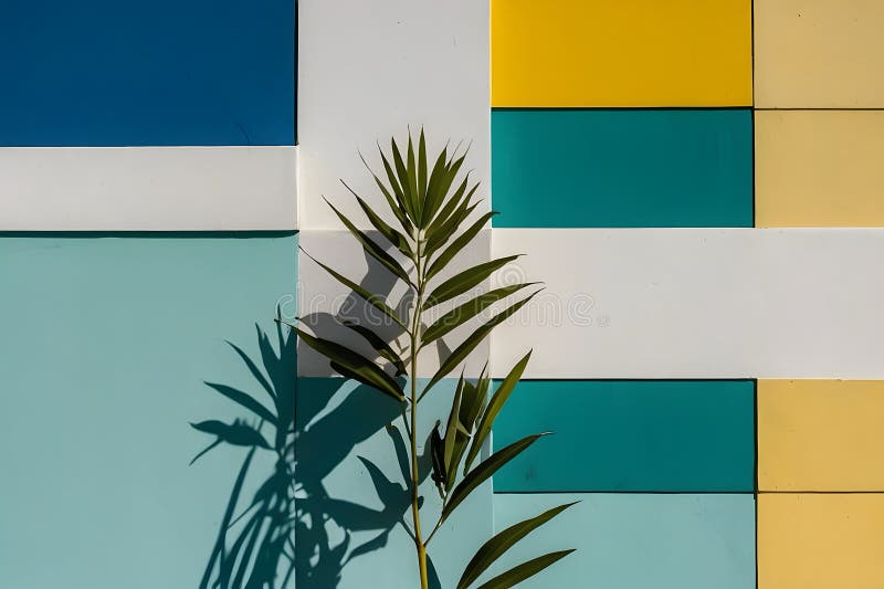 Minimalist Style Design of Summer Concept Stock Illustration ...