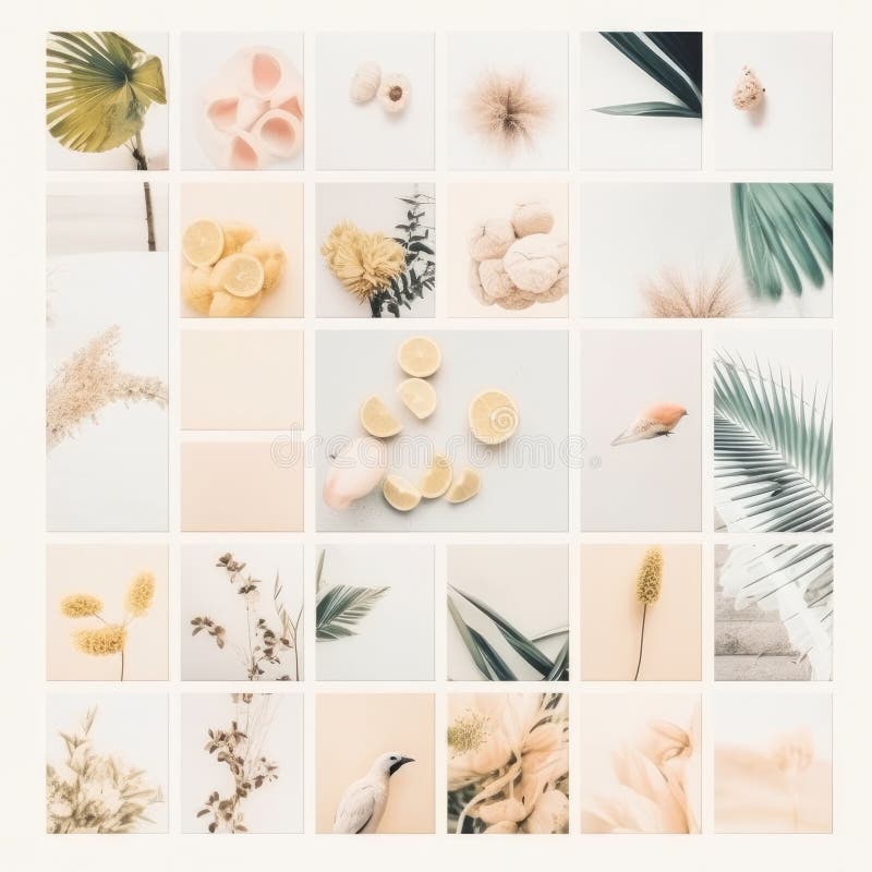 Minimalist Summer Background for Social Media Post. Illustration AI ...