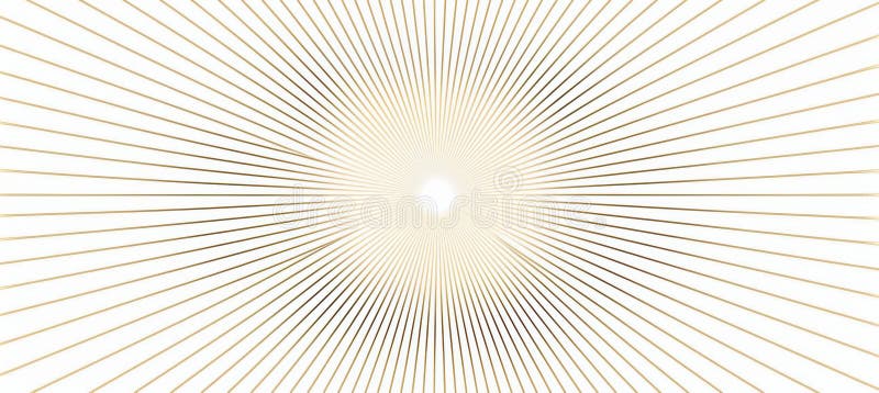 Minimalist Sunburst Pattern with Golden Lines for Luxury Branding and ...