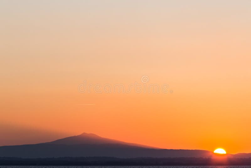 Minimalist sunset stock image. Image of nature, abstract - 90647991