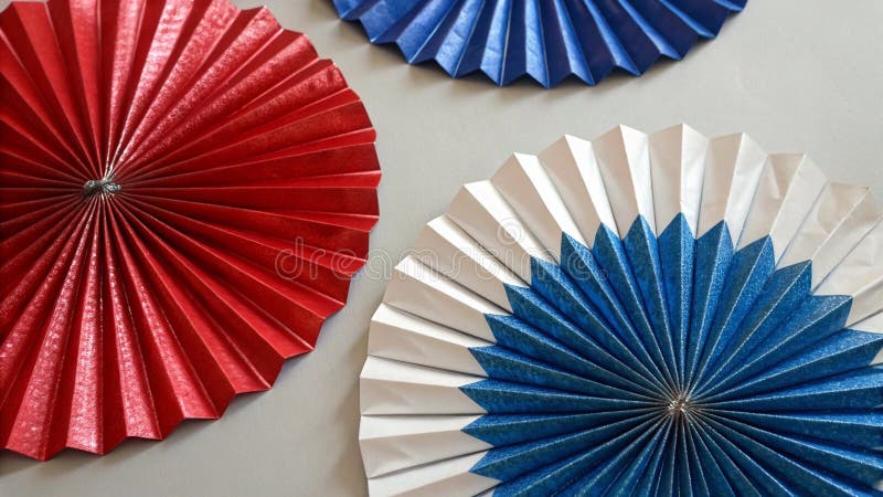 Minimalist Symbols of American Independence Day. Generative AI Stock ...