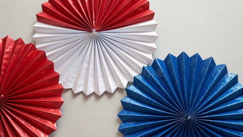 Minimalist Symbols of American Independence Day. Generative AI Stock ...