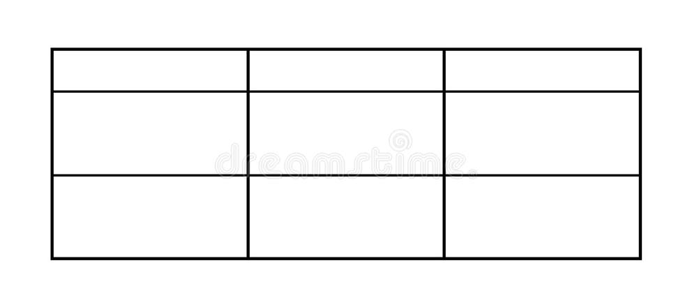 Minimalist Symmetrical Grid Structure with Nine Equal Rectangles in Three-by-Three Formation ...