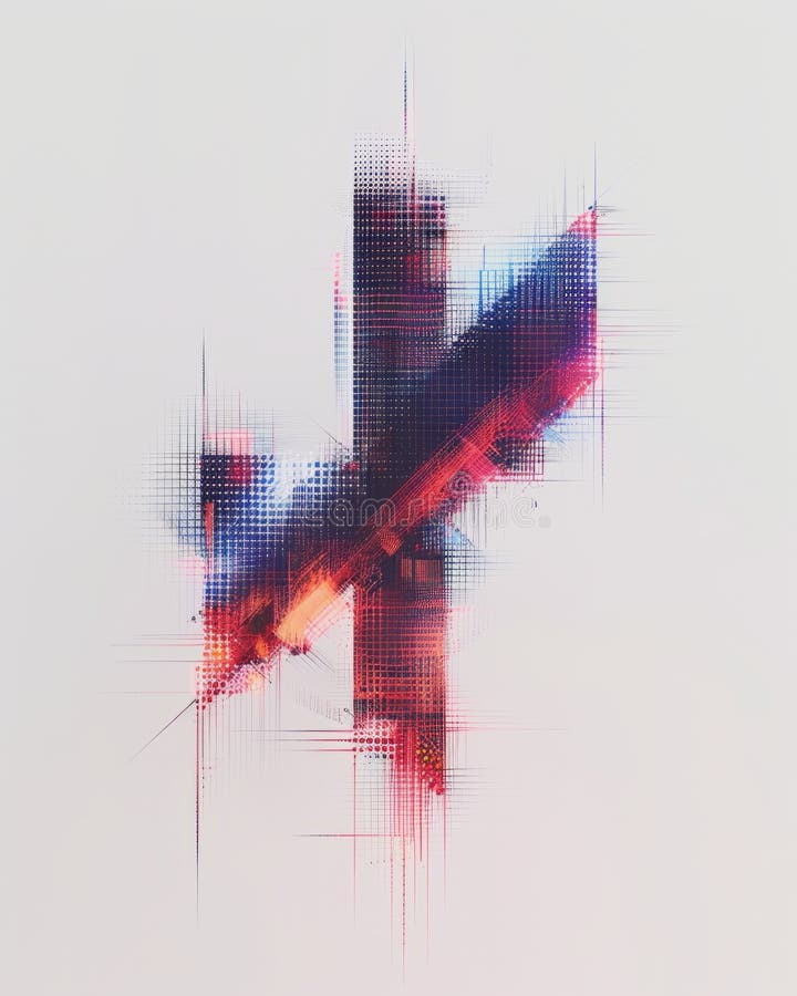 Minimalist System Corruption: Grey Checkmark Icon W/ Red/Blue Glitch ...