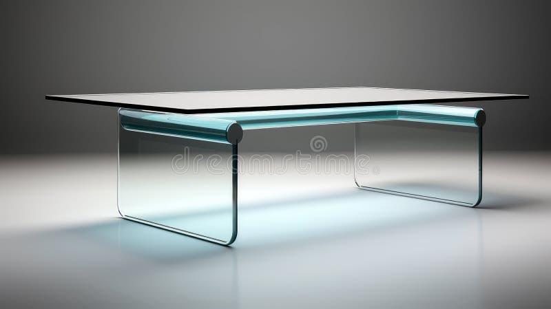 Minimalist table side view stock illustration. Illustration of room ...