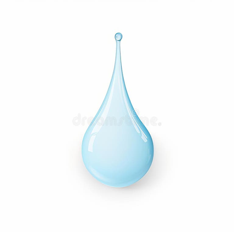 Minimalist Teardrop Shape on White Isolated Background Design Stock ...