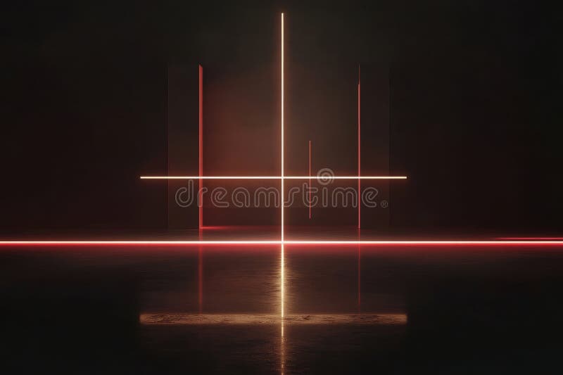 Minimalist Tech Inspired Digital Background Featuring Intersecting ...