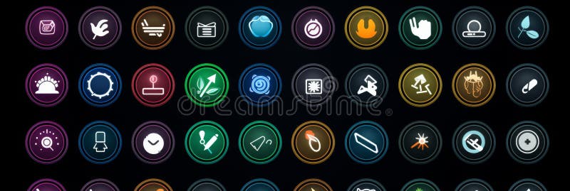 Minimalist Technology Icons Wi Fi, Bluetooth, and Gps in Dark Blue ...