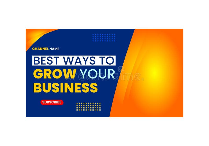 Minimalist Thumbnail Youtube Stock Illustration - Illustration of ...