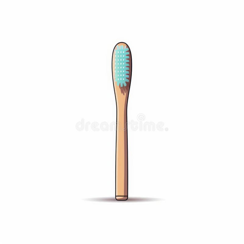 Minimalist Toothbrush Illustration Stock Illustration - Illustration of ...