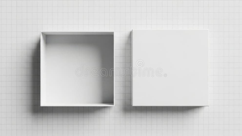 Open White Square Box Stock Illustrations – 19,340 Open White Square ...
