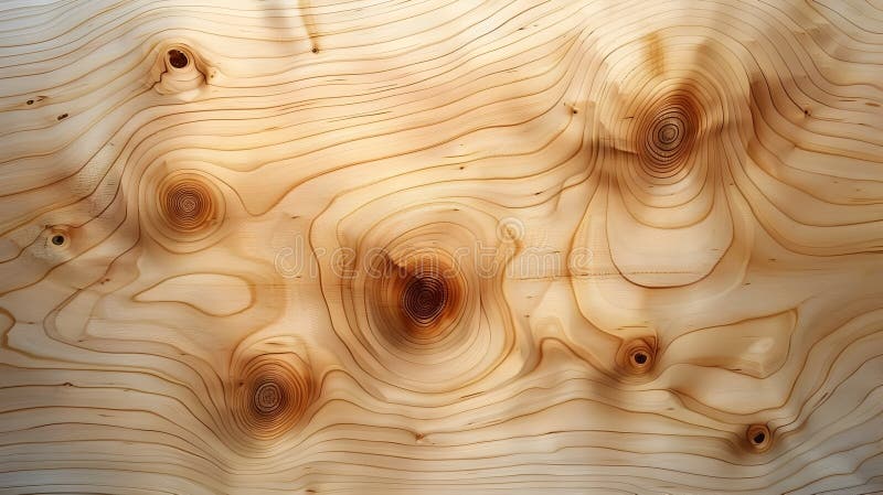 Minimalist Top View of Light Ash Wood Veneer Smooth Texture Under ...