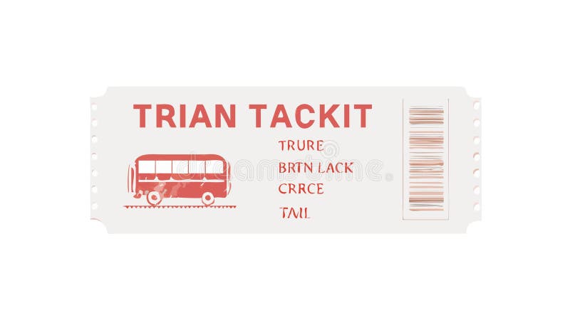 Train Ticket Template Design Stock Illustrations – 2,886 Train Ticket ...