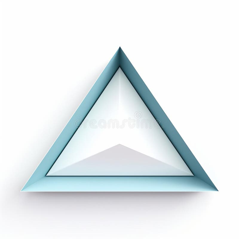 Minimalist Trapezoid Frame Design on White Background Image Stock ...