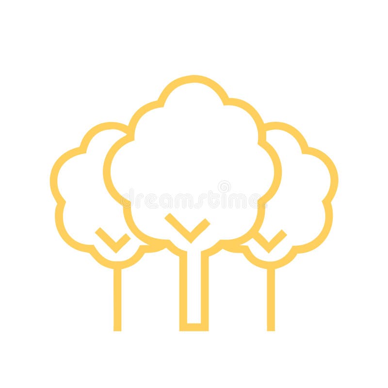 Minimalist Tree Vector Illustration Eco-Friendly Design Stock ...