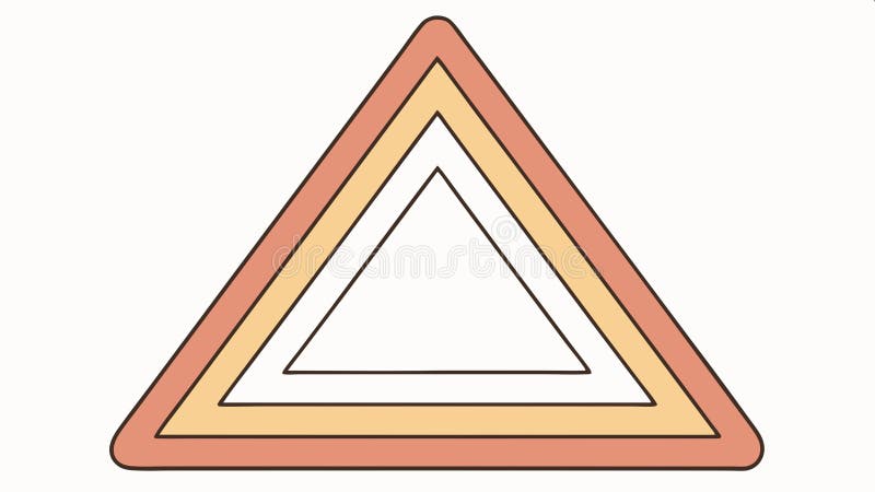 Minimalist Triangle Outline Simple Clean Geometric Graphic Design ...