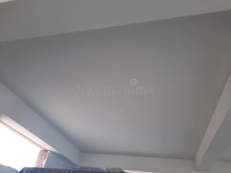 Minimalist Triangular Ceiling with Natural Light Stock Photo - Image of ...