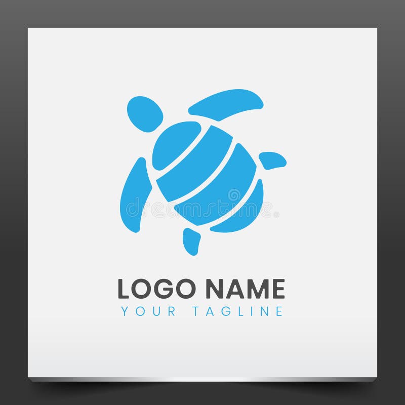 Minimalist Turtle Logo for Business and Company Stock Vector ...