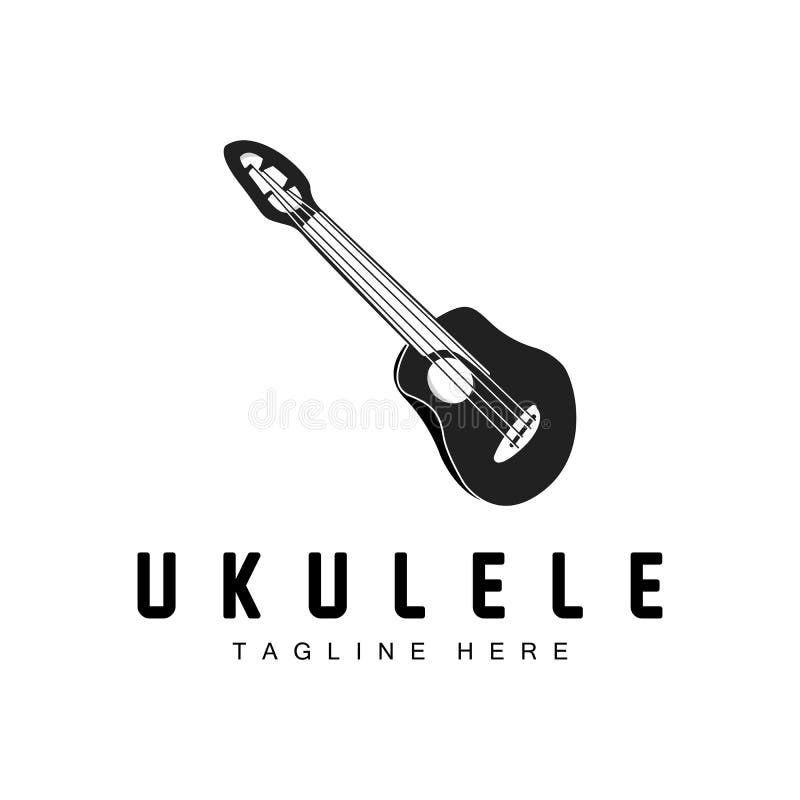 Minimalist Ukulele Music Logo Design, Ukulele Guitar Vector. Ukelele ...