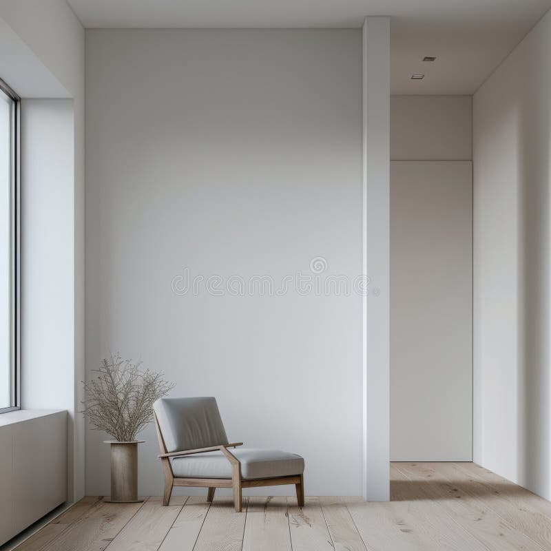 Minimalist, Uncluttered Design with Ample Blank Area. Stock ...