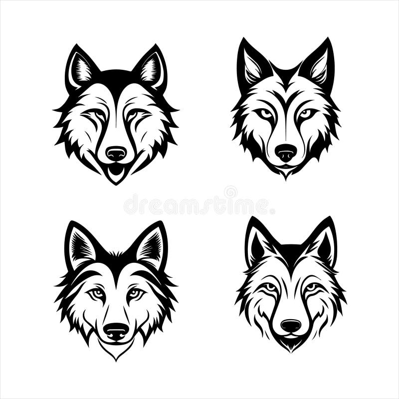 Minimalist Vector Design of a Fox S Icon Stock Vector - Illustration of ...