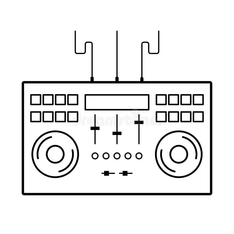 Professional Dj Controller Stock Illustrations – 484 Professional Dj ...