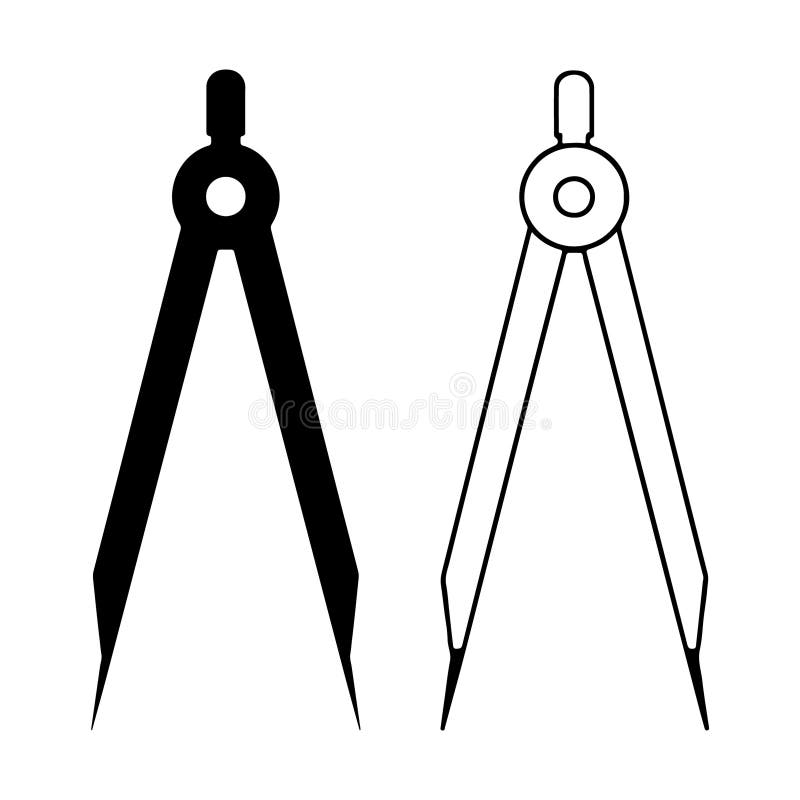 Silhouette Icon Compass Stock Illustrations – 21,864 Silhouette Icon ...