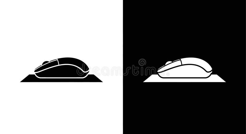 Computer Mouse Black White Stock Illustrations – 24,025 Computer Mouse ...