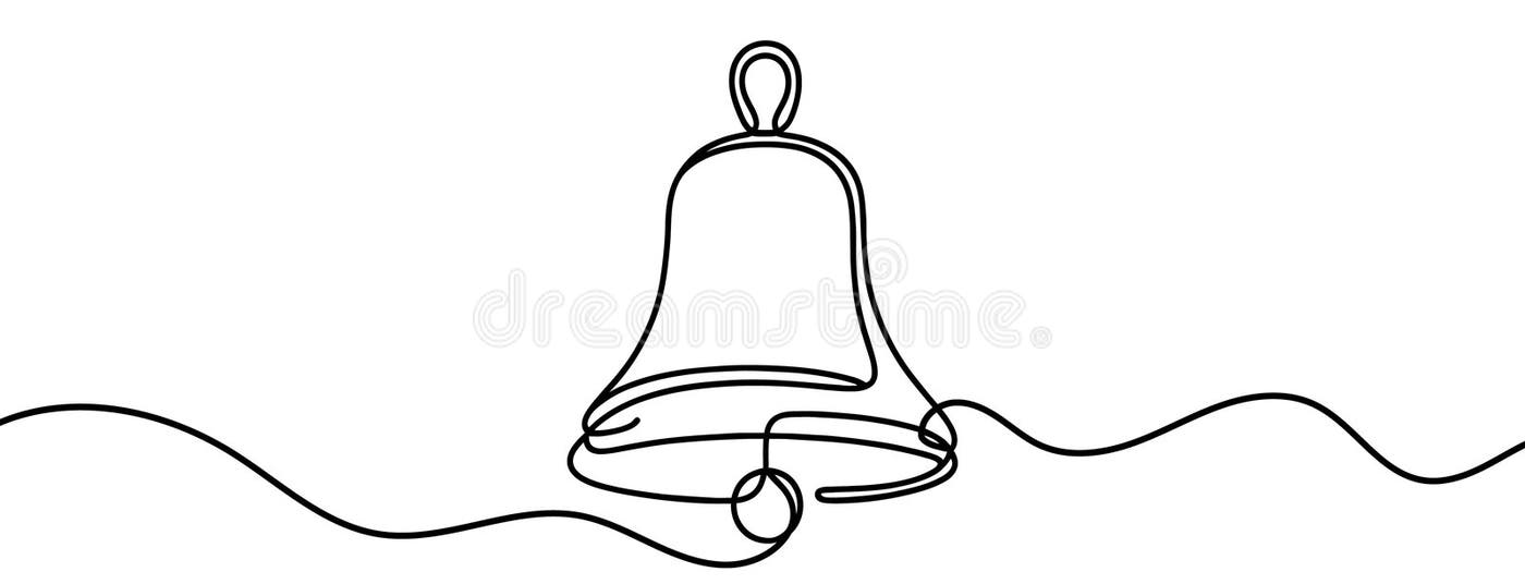 Church Bell Line Drawing Stock Illustrations – 964 Church Bell Line ...