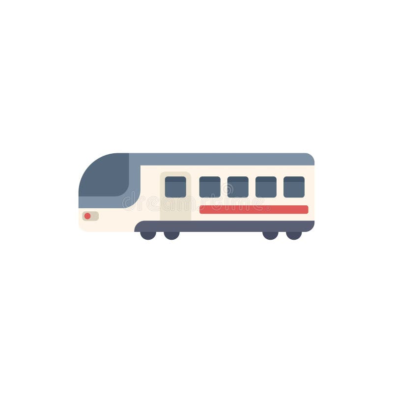 Modern High Speed Train Public Transportation Icon Stock Vector ...