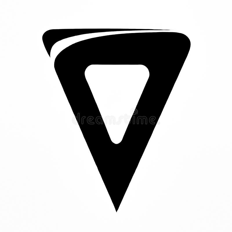 Minimalist Vector Logo Design.Black and White. Flat Design. Stock ...