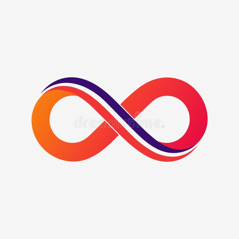 Minimalist Vector Logo Design Featuring an Infinity Symbol with Wings ...