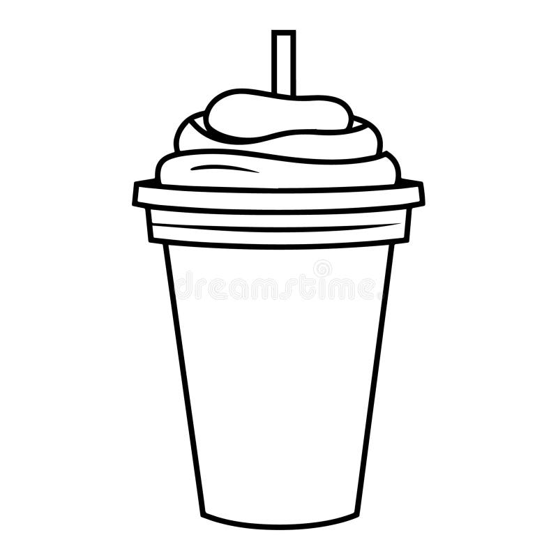 Iced Coffee Outline Stock Illustrations – 936 Iced Coffee Outline Stock ...