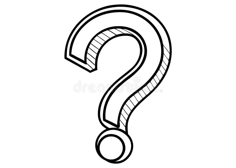 Question Mark Line Art Stock Illustrations – 11,315 Question Mark Line ...