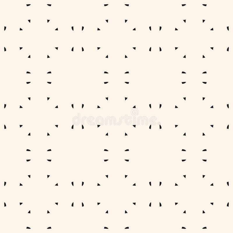 Minimalist Vector Seamless Pattern. Simple Abstract Monochrome Mini ...