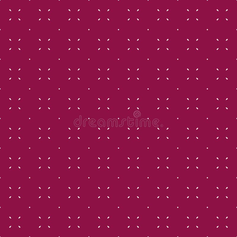 Minimalist Vector Seamless Pattern. Simple Geometric Texture. Burgundy ...