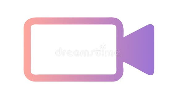 Minimalist Video Frame Icon, Aspect Ratio & Visual Display, Vector ...