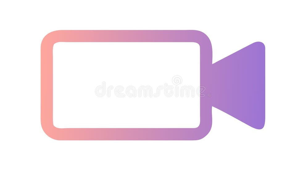 Minimalist Video Frame Icon, Aspect Ratio & Visual Display, Vector ...