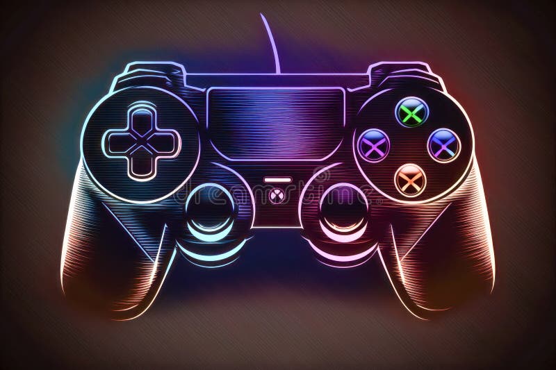 Video Game Controller Ai Stock Illustrations – 701 Video Game ...