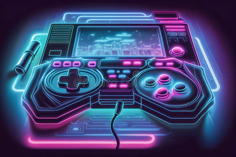 Video Game Controller Ai Stock Illustrations – 701 Video Game ...