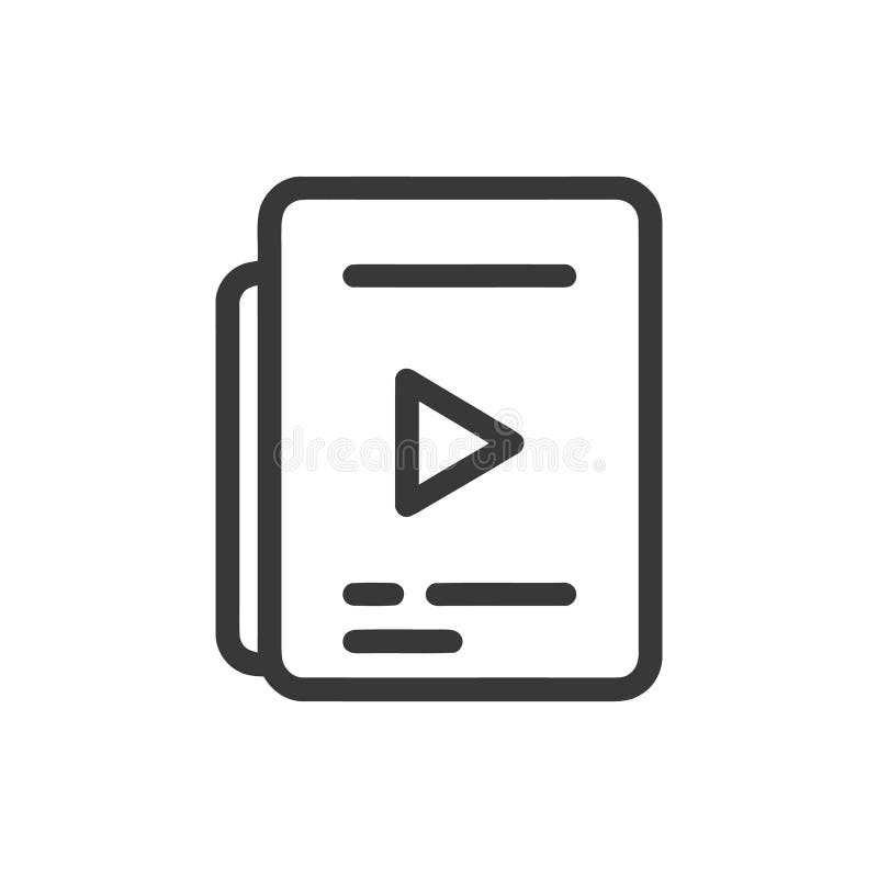 Video Document Tutorial Stock Illustrations – 1,102 Video Document ...