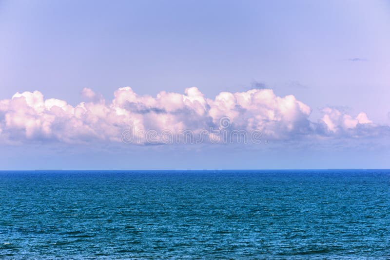 Minimalist View of the Pacific Ocean and Sky Stock Image - Image of ...