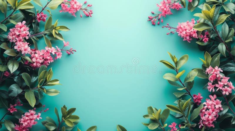 Minimalist Vivid Advertisment Spring Background with Copy Space Stock ...
