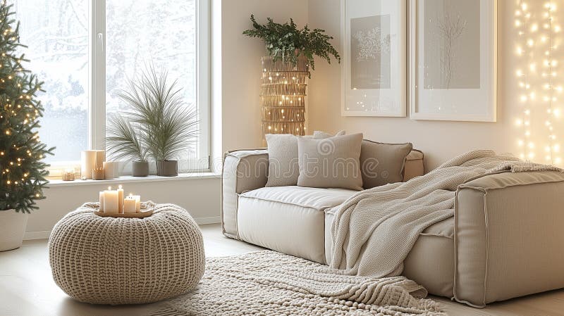 Minimalist Vs Cozy Room: a Visual Contrast in Interior Design Stock ...