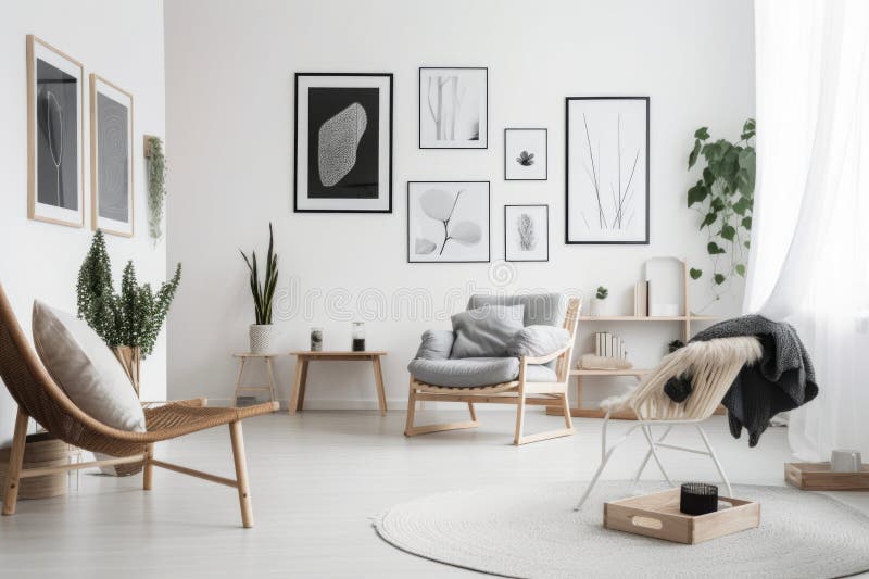 A Minimalist Wall Art and Decorations with Simple, Clean Lines in a ...