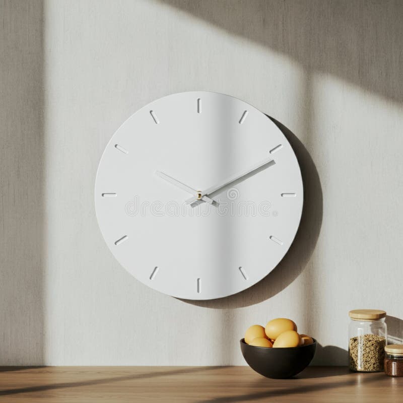 Modern Wall Clock with Minimalist Design – Stylish Home Decor and ...