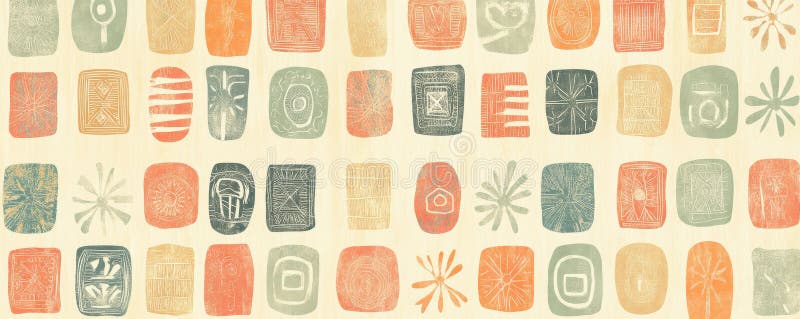 Minimalist Wallpaper Featuring a Repeating Geometric Pattern with ...