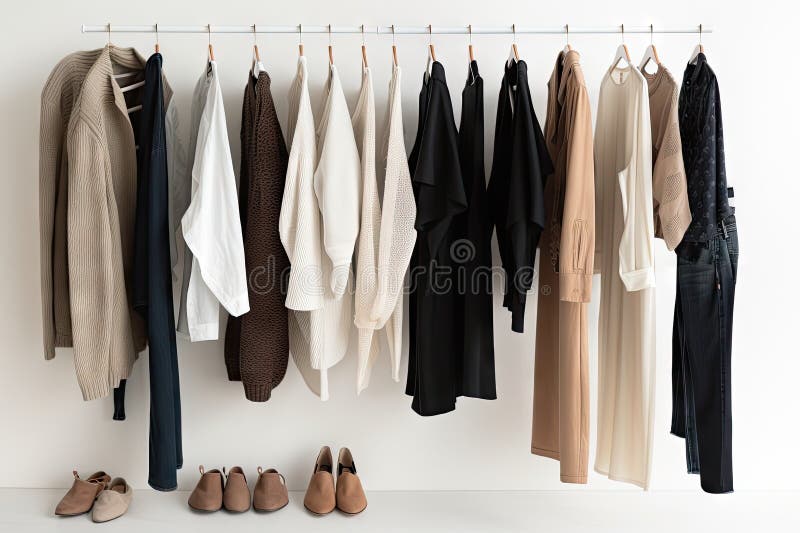 Minimalist Wardrobe with Simple and Classic Pieces that Can Be Worn ...